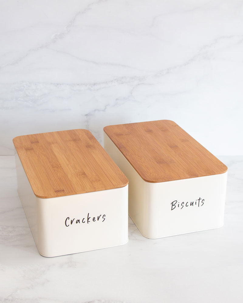 Biscuit & Cracker Container Set | The Home Label